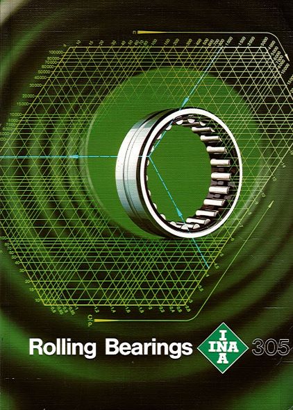 INA ROLLING BEARINGS 305 CATALOGUE 1987 - Vintage Motor Cyclebooks