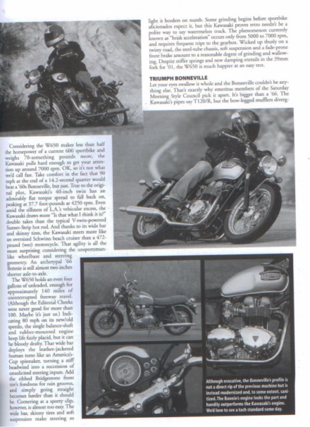 TRIUMPH BONNEVILLE 2001-2008 ROAD TEST PORTFOLIO - Vintage Motor Cyclebooks