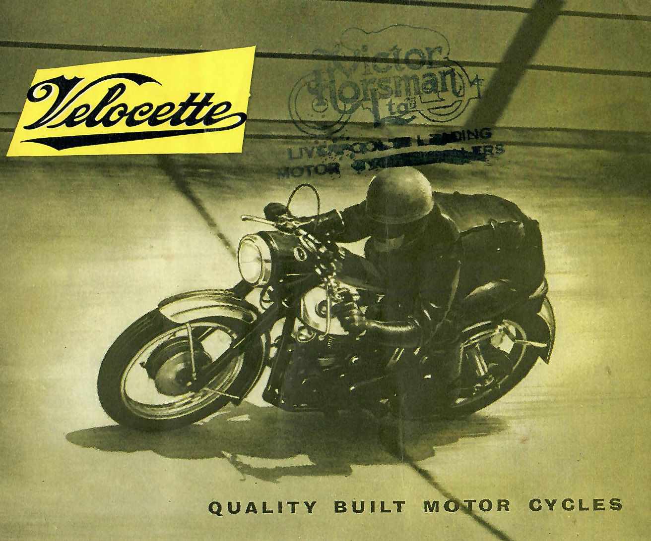 VELOCETTE - QUALITY BUILT MOTORCYCLES 1960 BROCHURE - Vintage Motor ...