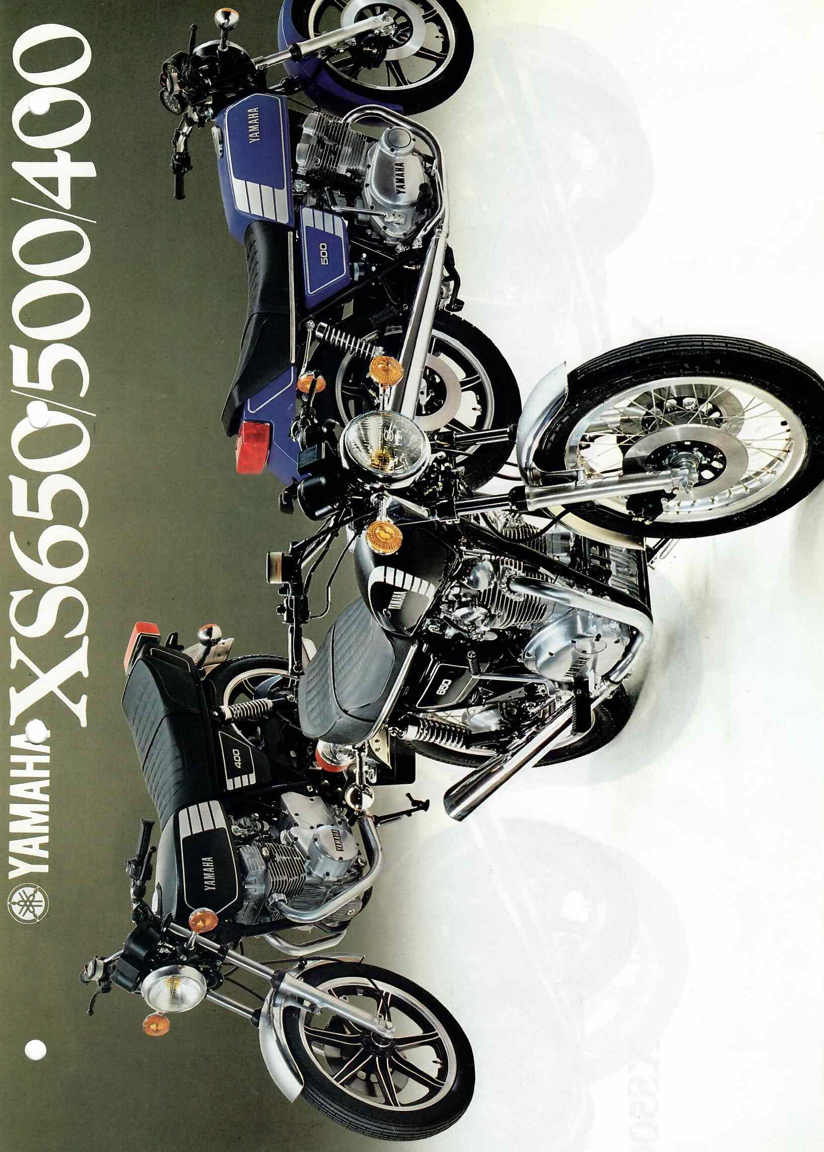 YAMAHA XS650/500/400 - BROCHURE - Vintage Motor Cyclebooks